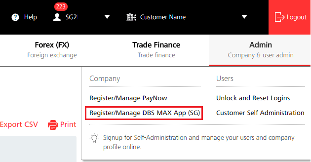 DBS MAX | DBS Corporate Banking