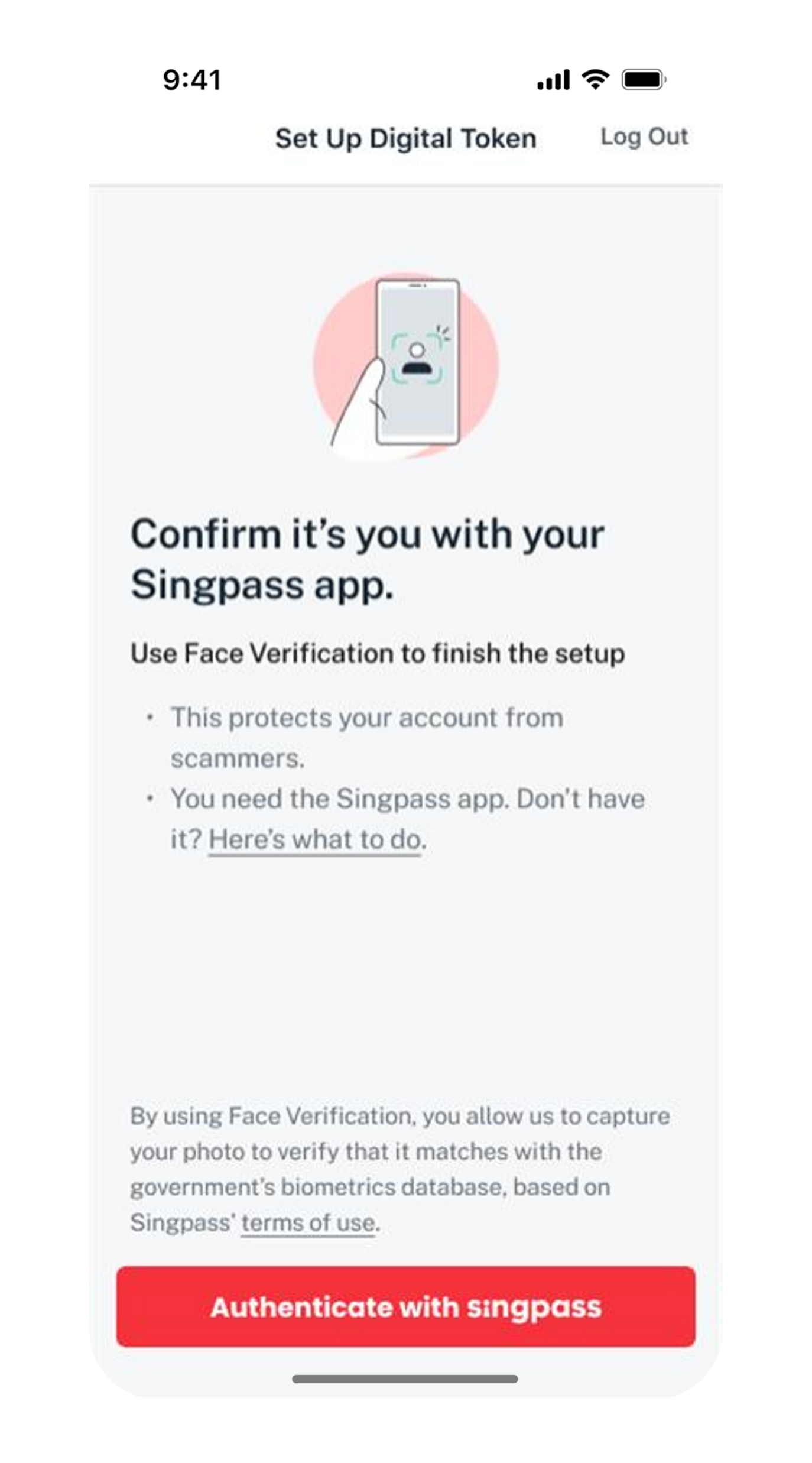 Strengthening Digital Token Setup with Singpass Face Verification | DBS ...