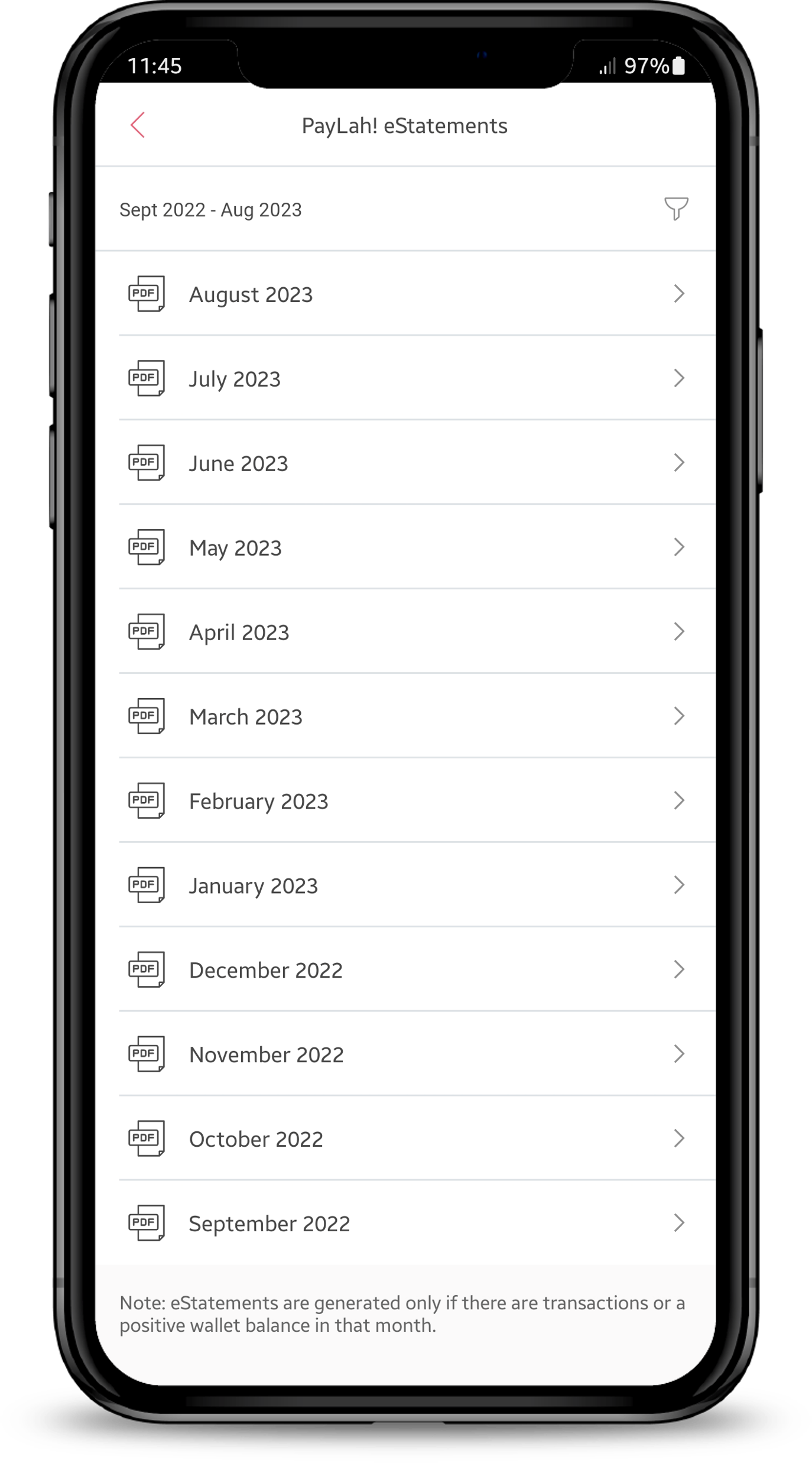 View your DBS PayLah! eStatements | DBS Singapore