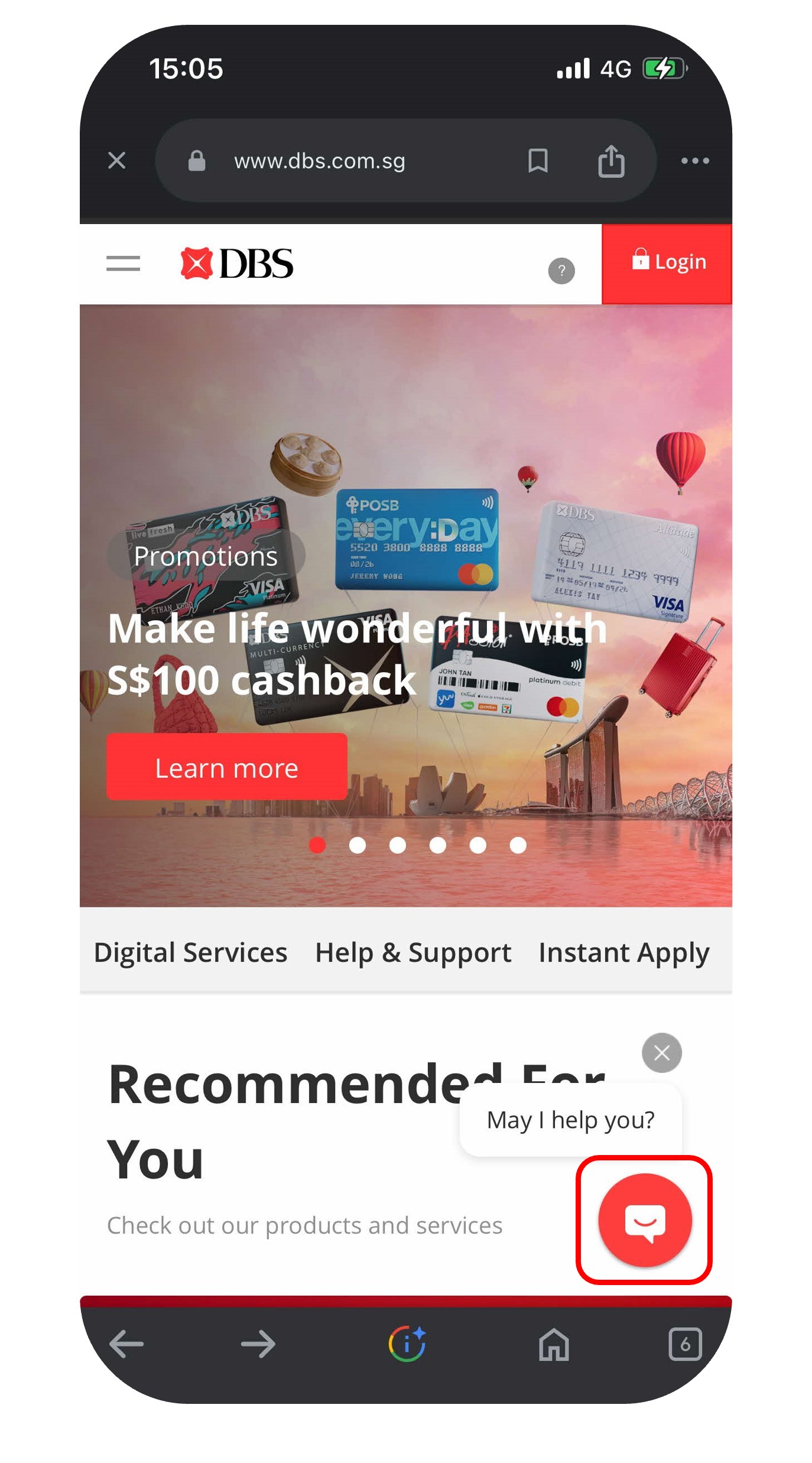 Change Credit Card Billing Cycle | DBS Singapore