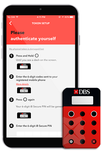 New Digital Token | DBS Singapore
