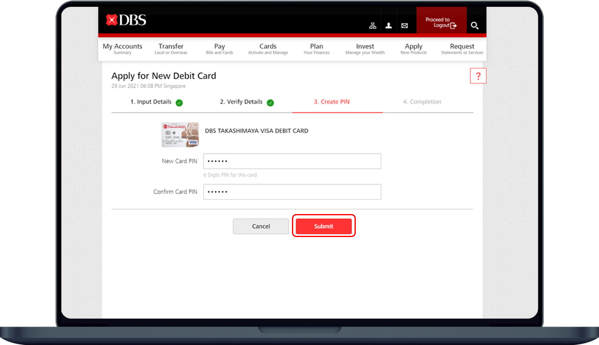 Apply for a Debit Card | DBS Singapore