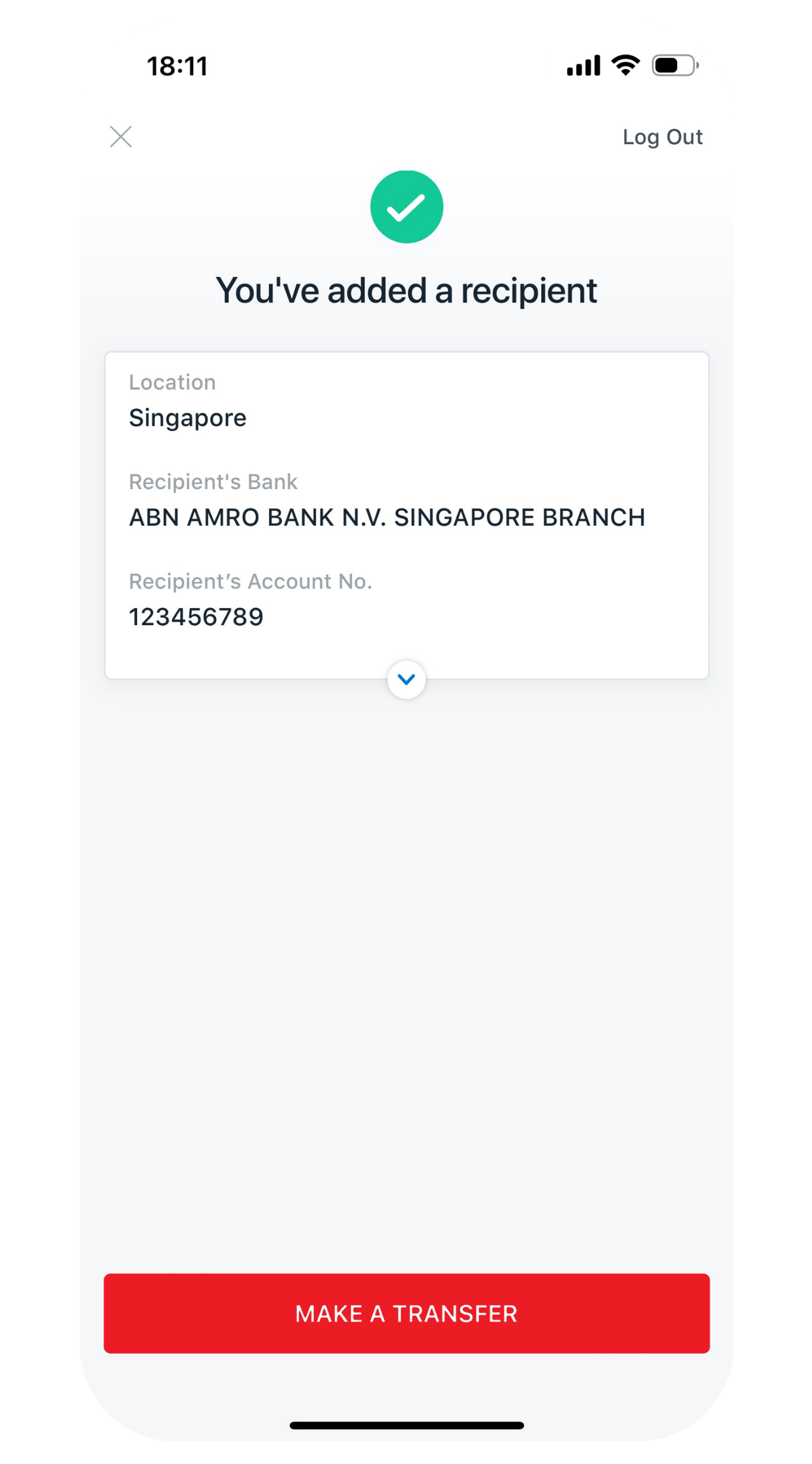Transfer Funds to Other Bank's Account | DBS Singapore