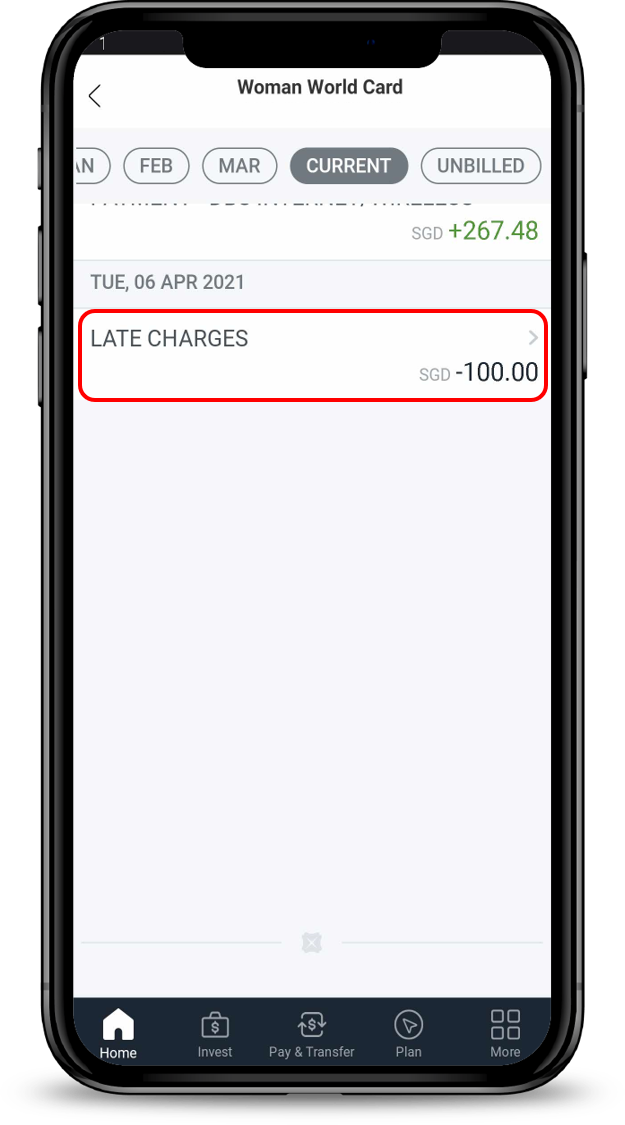 Late Fee DBS Singapore Late Fee DBS Singapore