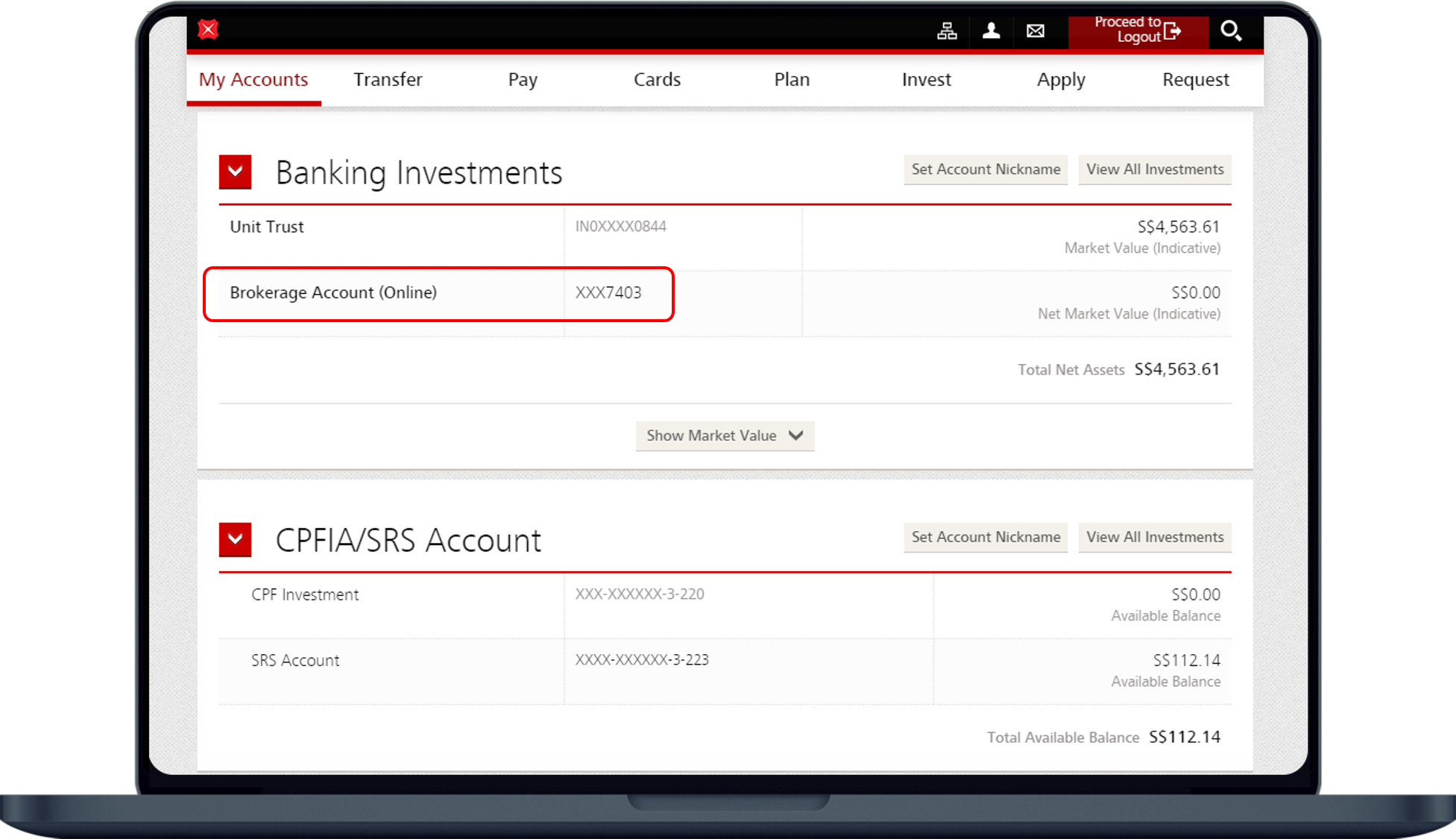 DBS Vickers Trading Account Number User ID DBS Singapore