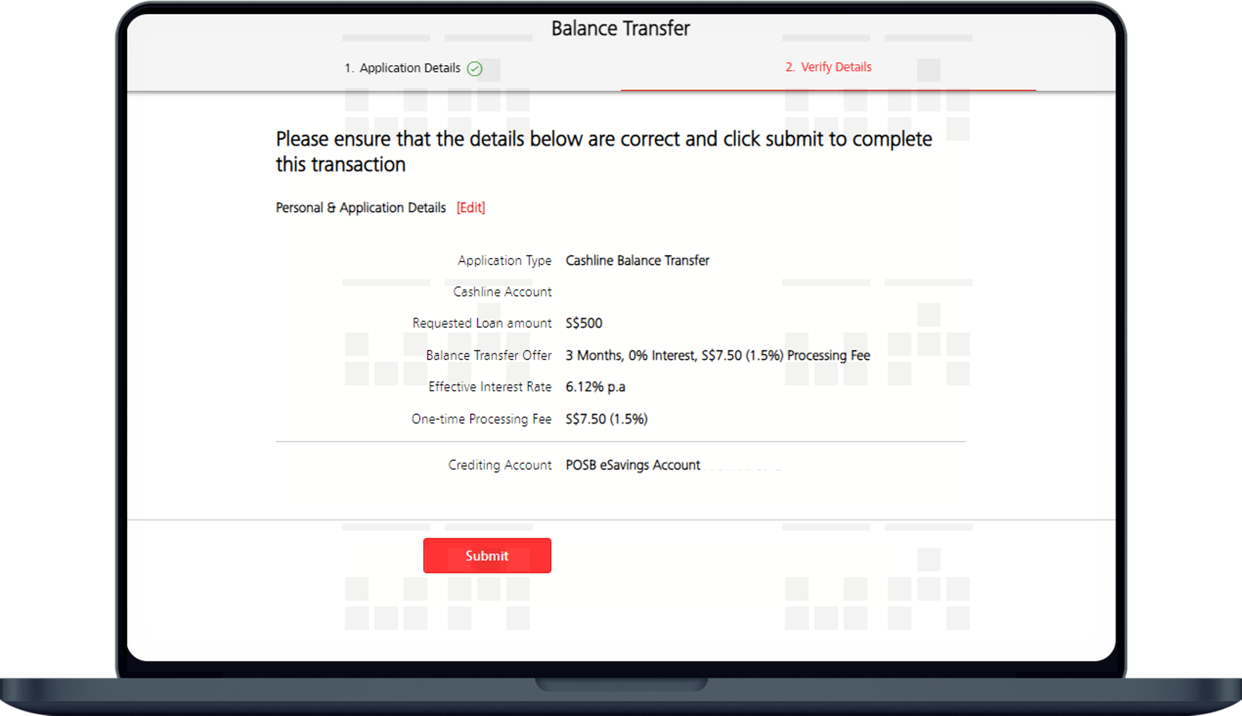 Apply for DBS Balance Transfer | DBS Singapore