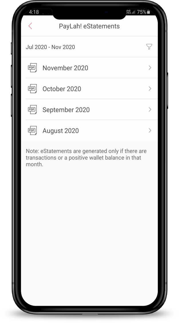 View your DBS PayLah! eStatements | DBS Singapore